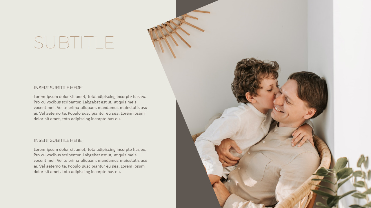 Happy Father’s Day Simple Slides Design