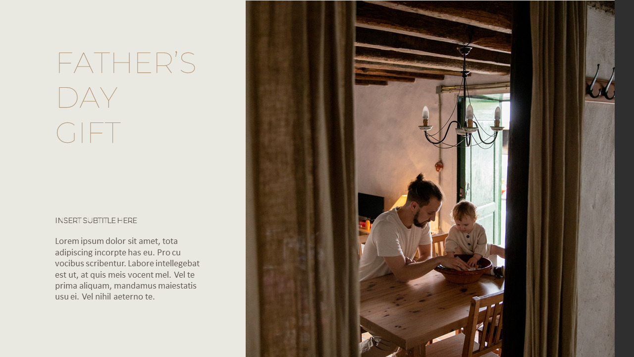 Happy Father’s Day Simple Slides Design