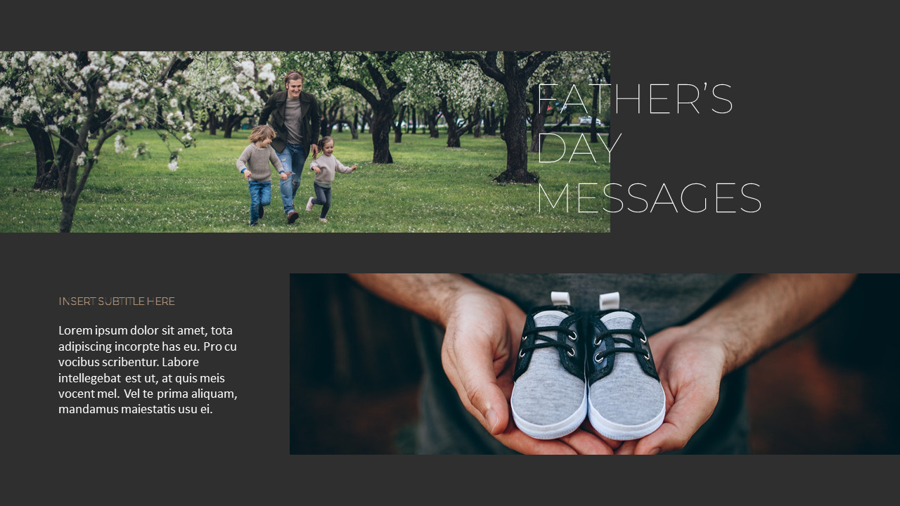 Happy Father’s Day Simple Slides Design
