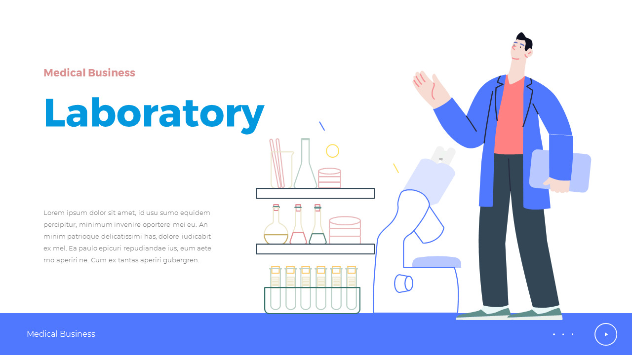 Medical Business company profile ppt template