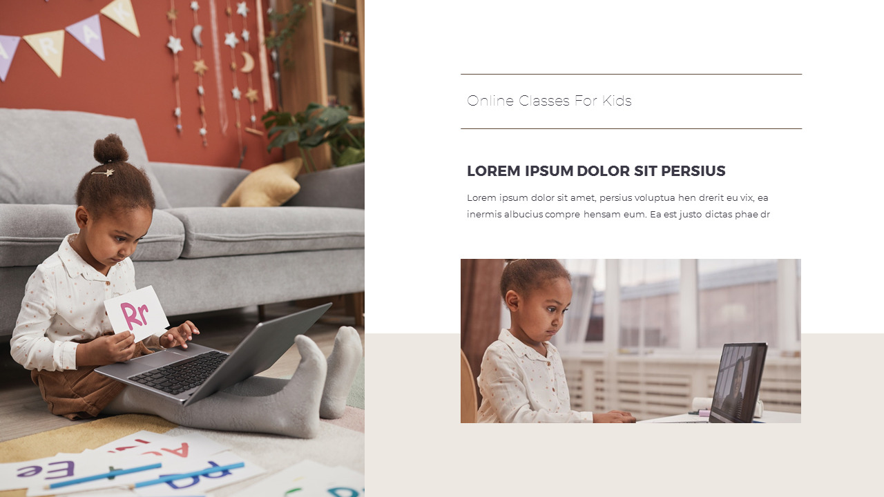 Online Classes for Creatives professional presentation