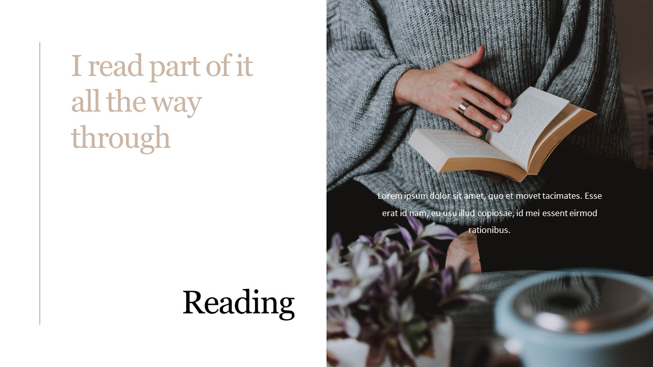 Reading Simple Slides Design|Lifestyle|Google