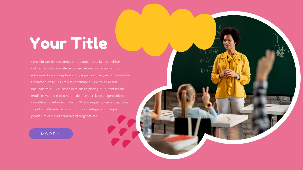 School PowerPoint deck Design