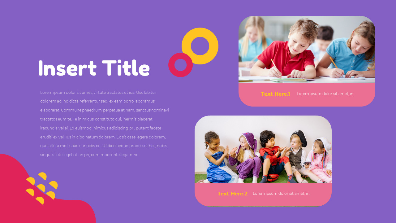 School PowerPoint deck Design