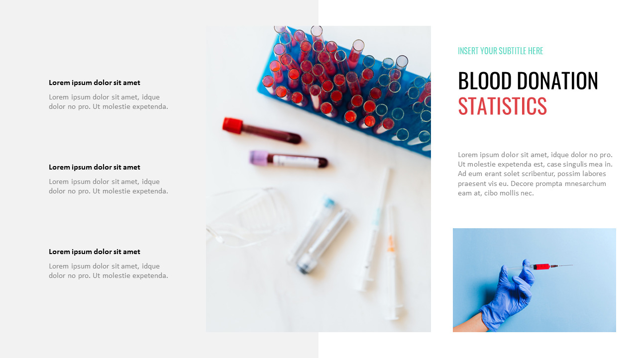 Blood Donation Simple Google Slides|Medical