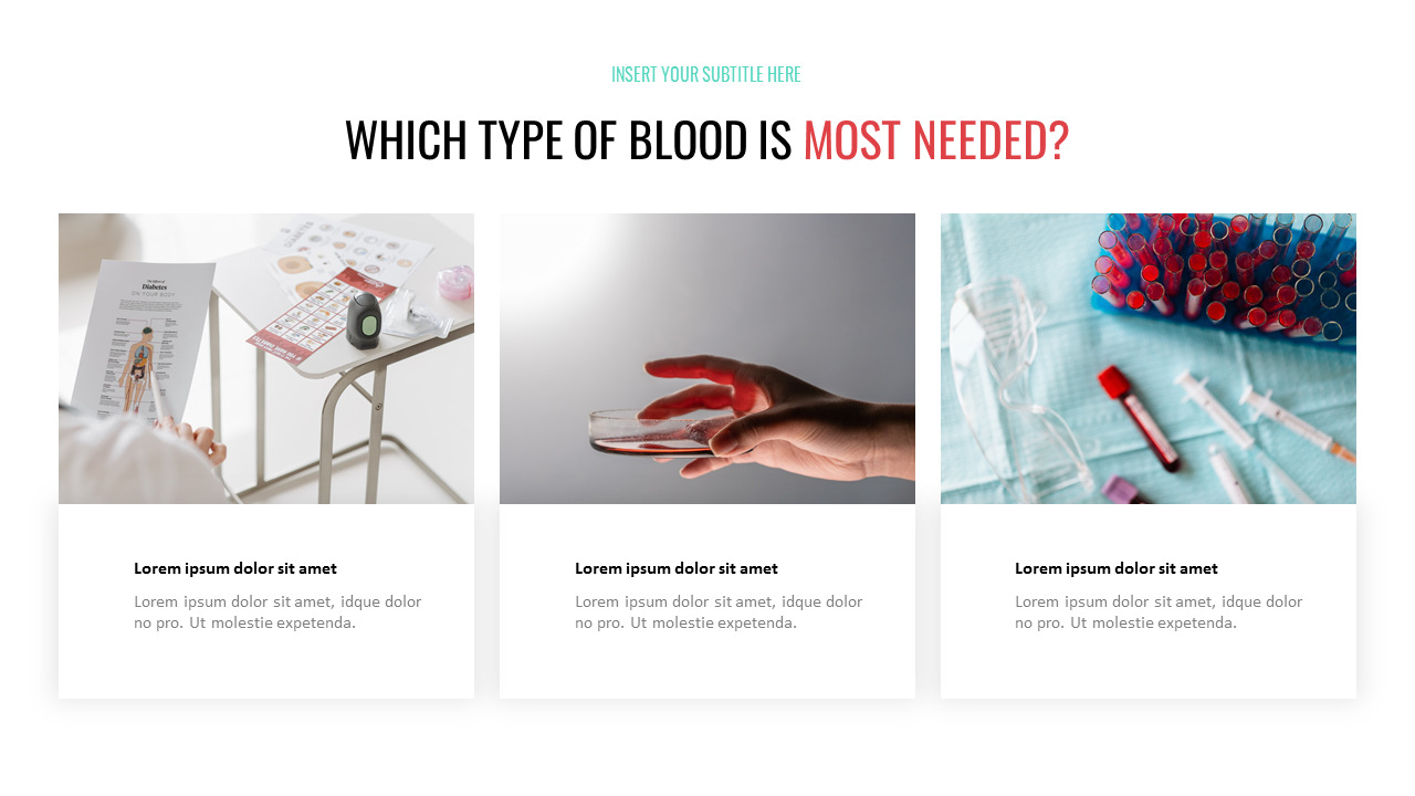 Blood Donation Simple Google Slides|Medical