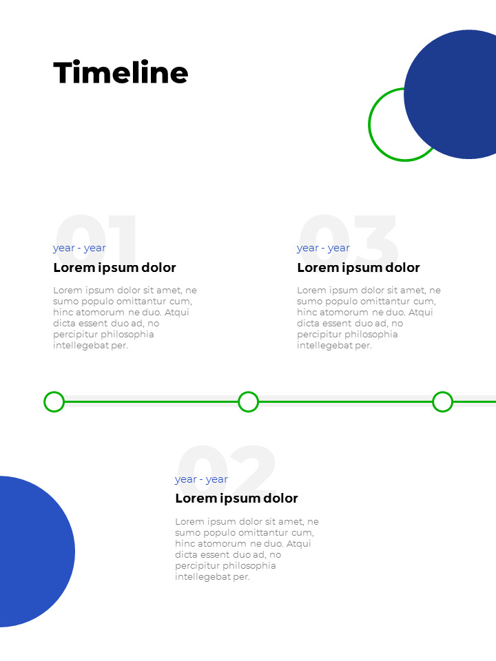 Creative Agency Business Report slide template