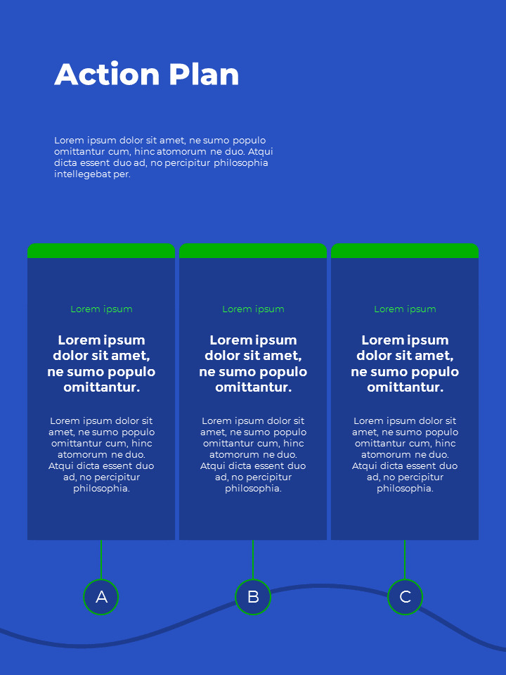 Creative Agency Business Report slide template
