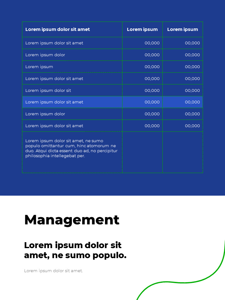Creative Agency Business Report slide template