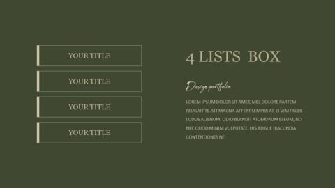 Design-Portfolio PowerPoint Deck Design