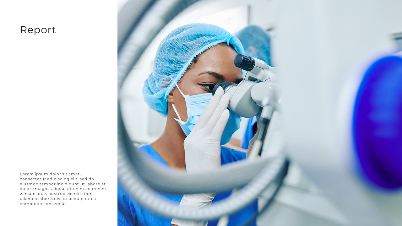 Hospital Introduction company profile ppt template
