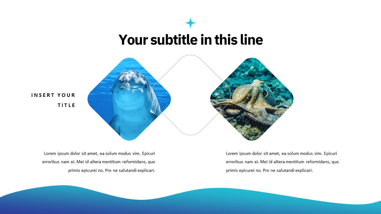 Ocean Day company profile template design|Lifestyle|Google Slides