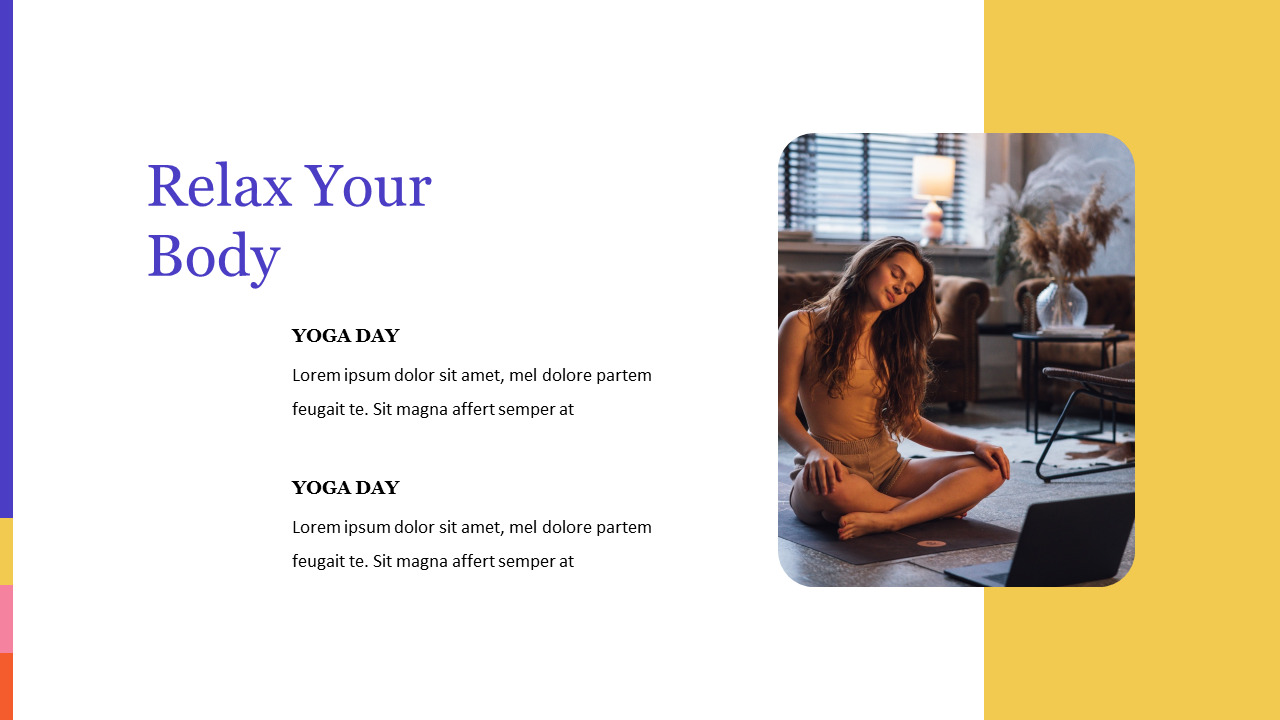 Yoga Day Google Slides mac|Lifestyle