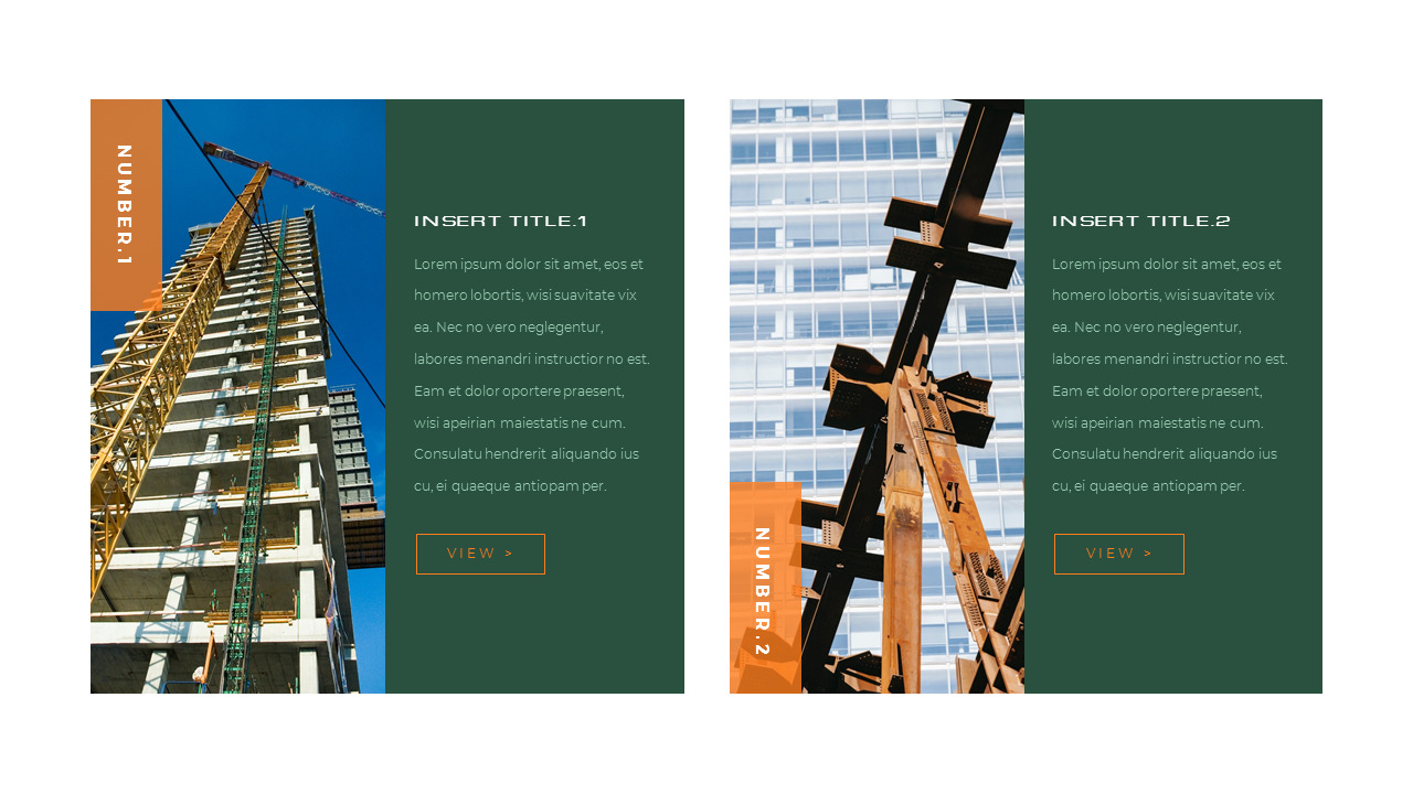 Construction Simple Google Slides Templates