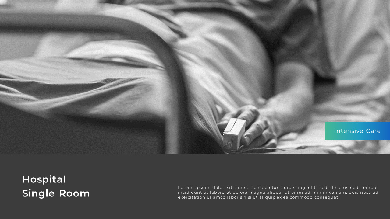 Hospital Introduction company profile ppt template