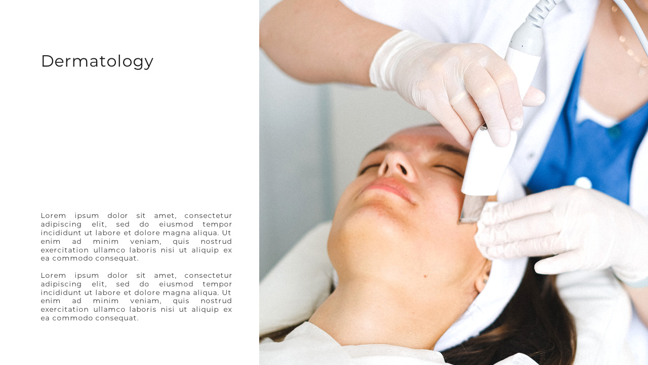 Hospital Introduction company profile ppt template