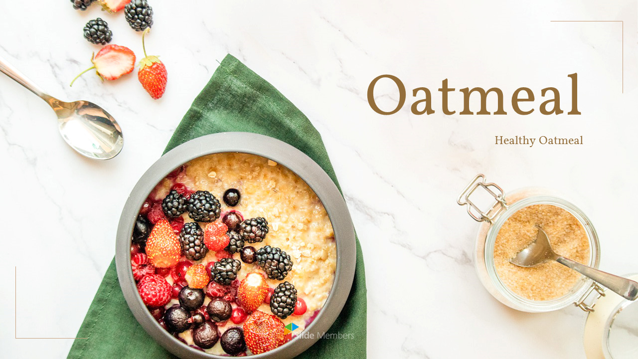 Oatmeal template google slides|Business