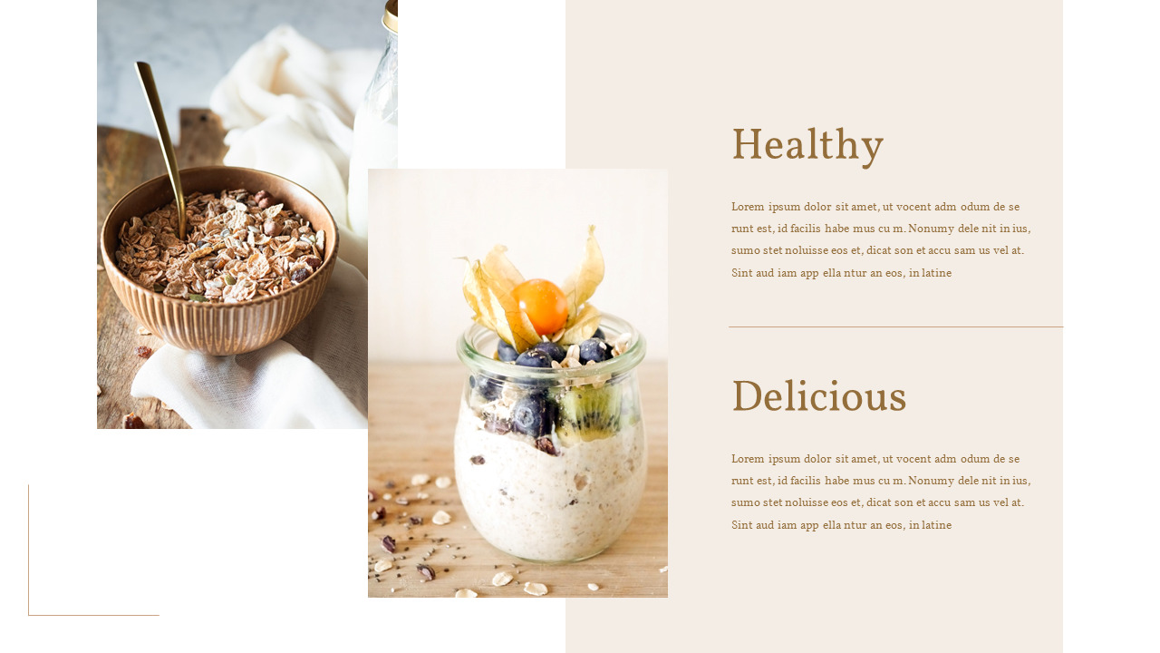 Oatmeal template google slides|Business