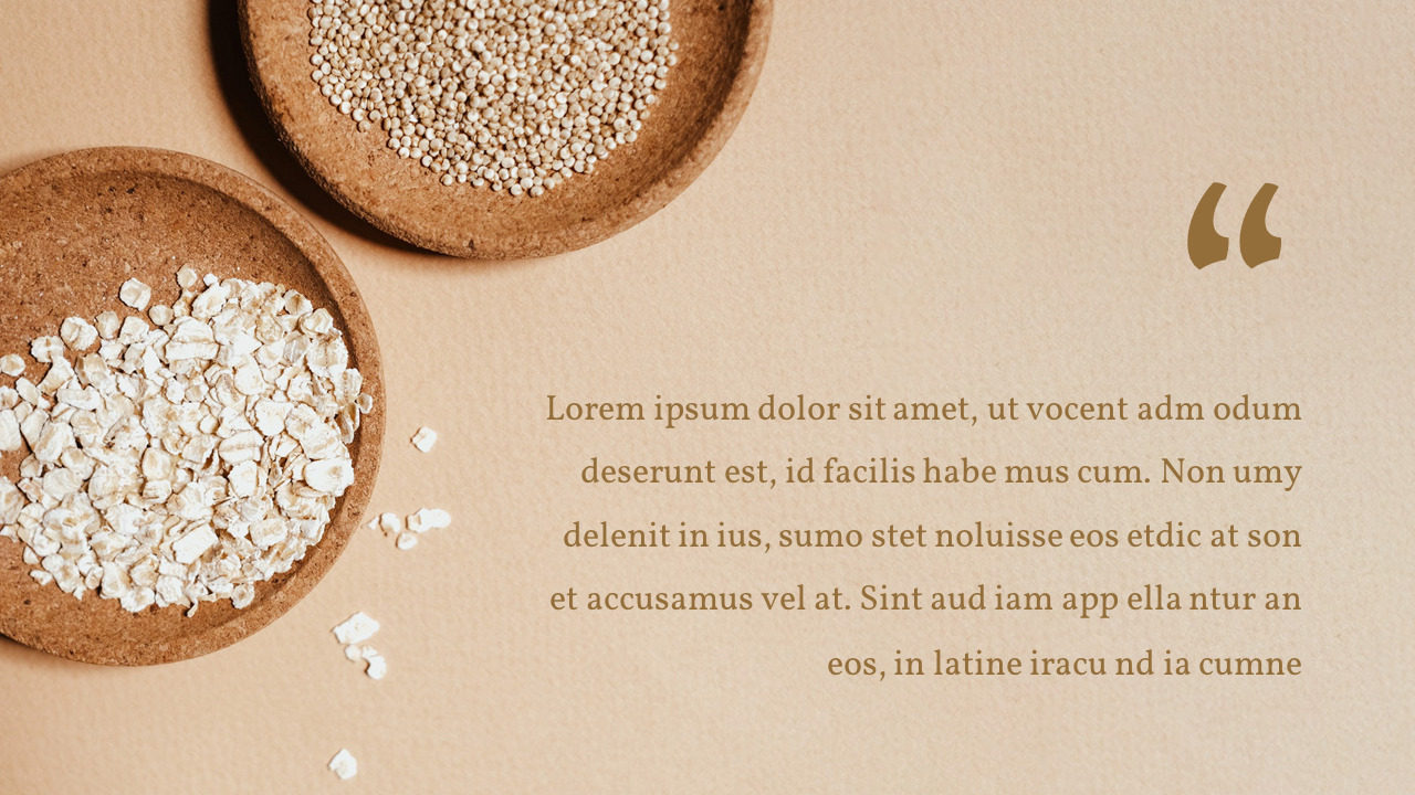 Oatmeal template google slides|Business