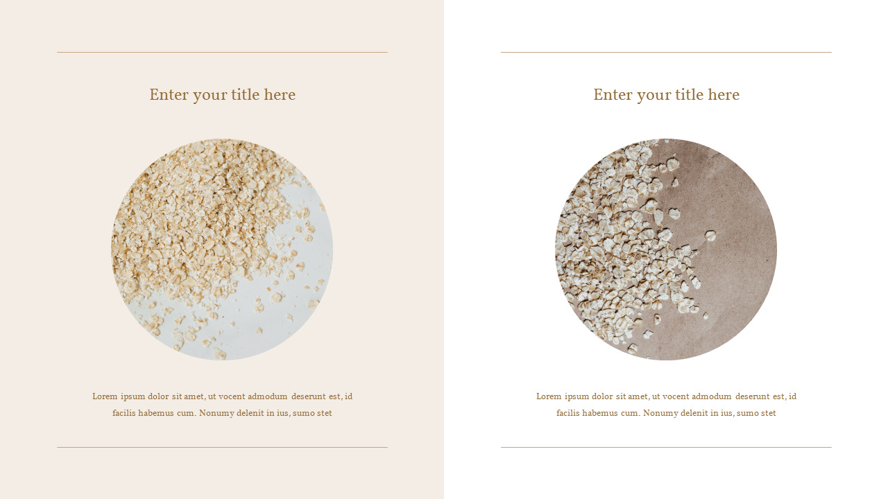 Oatmeal template google slides|Business