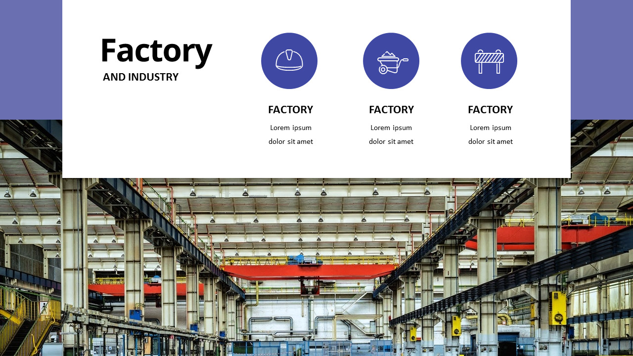 Factory and Industry Presentation Design
