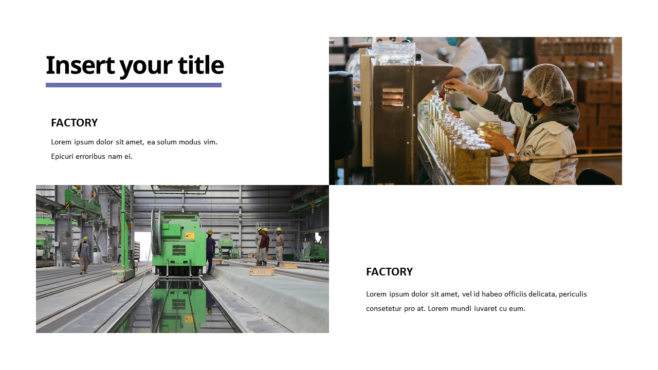 Factory and Industry Presentation Design