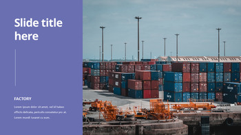 Factory and Industry Presentation Design