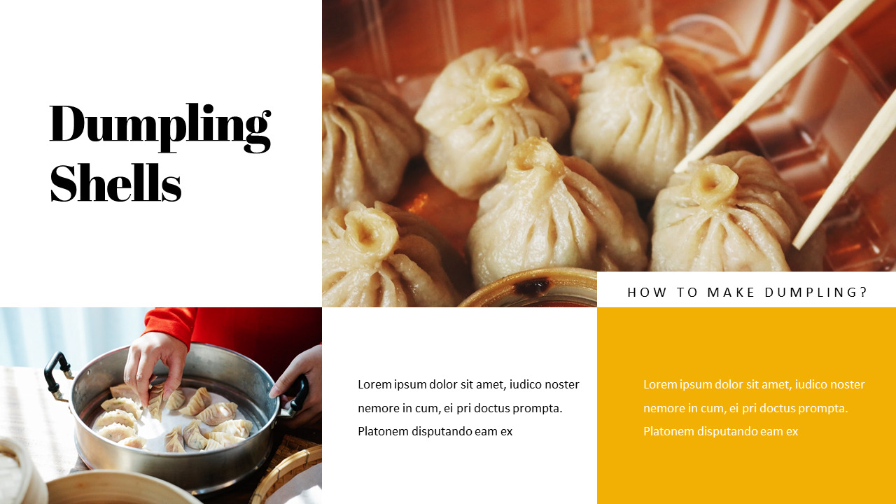 How to make Dumpling Google Slides Presentation Templates|Business
