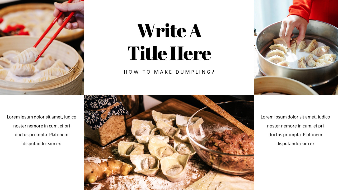 How to make Dumpling Google Slides Presentation Templates|Business