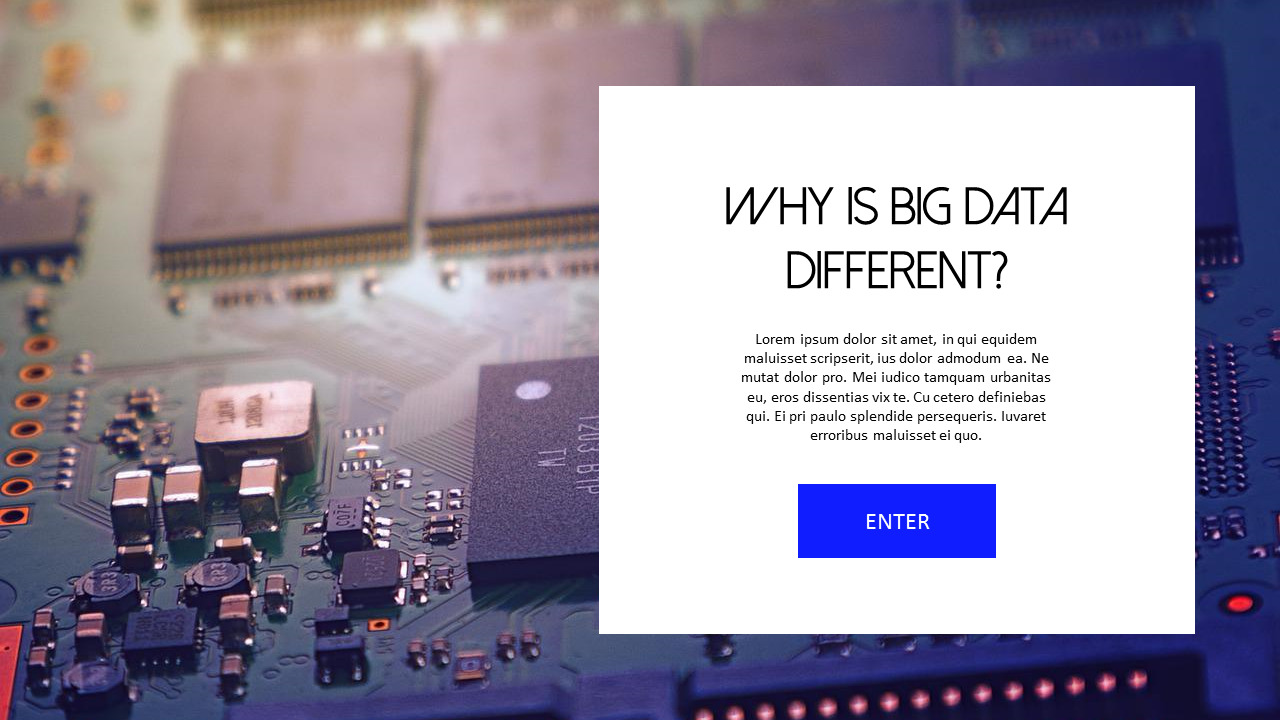 Big Data PPT Templates Simple Design|IT/Commerce