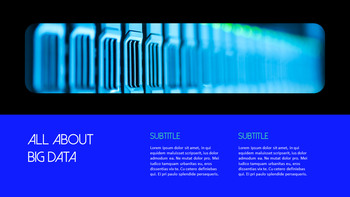 Big Data PPT Templates Simple Design|IT/Commerce