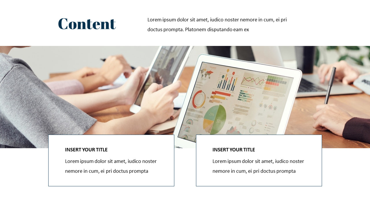 Data Analysis powerpoint slide design