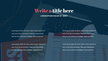 Data Analysis powerpoint slide design