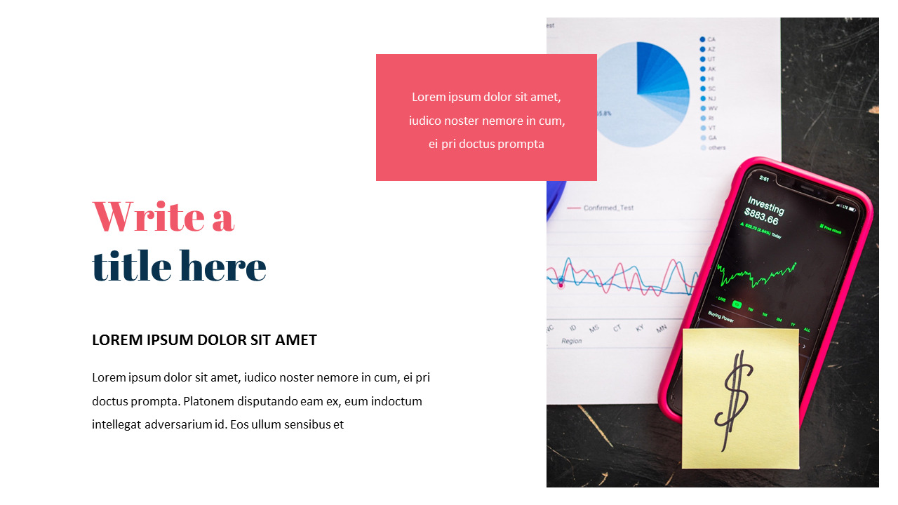 Data Analysis powerpoint slide design