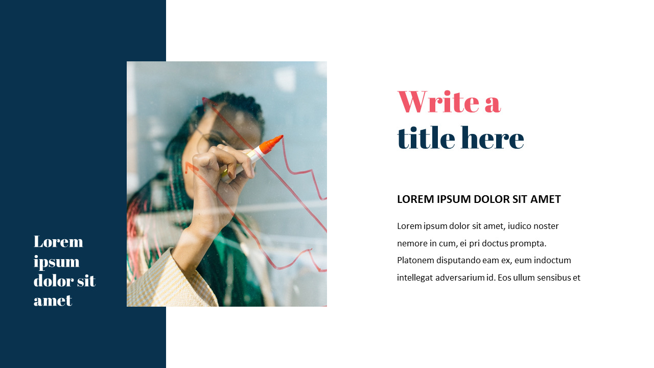 Data Analysis powerpoint slide design