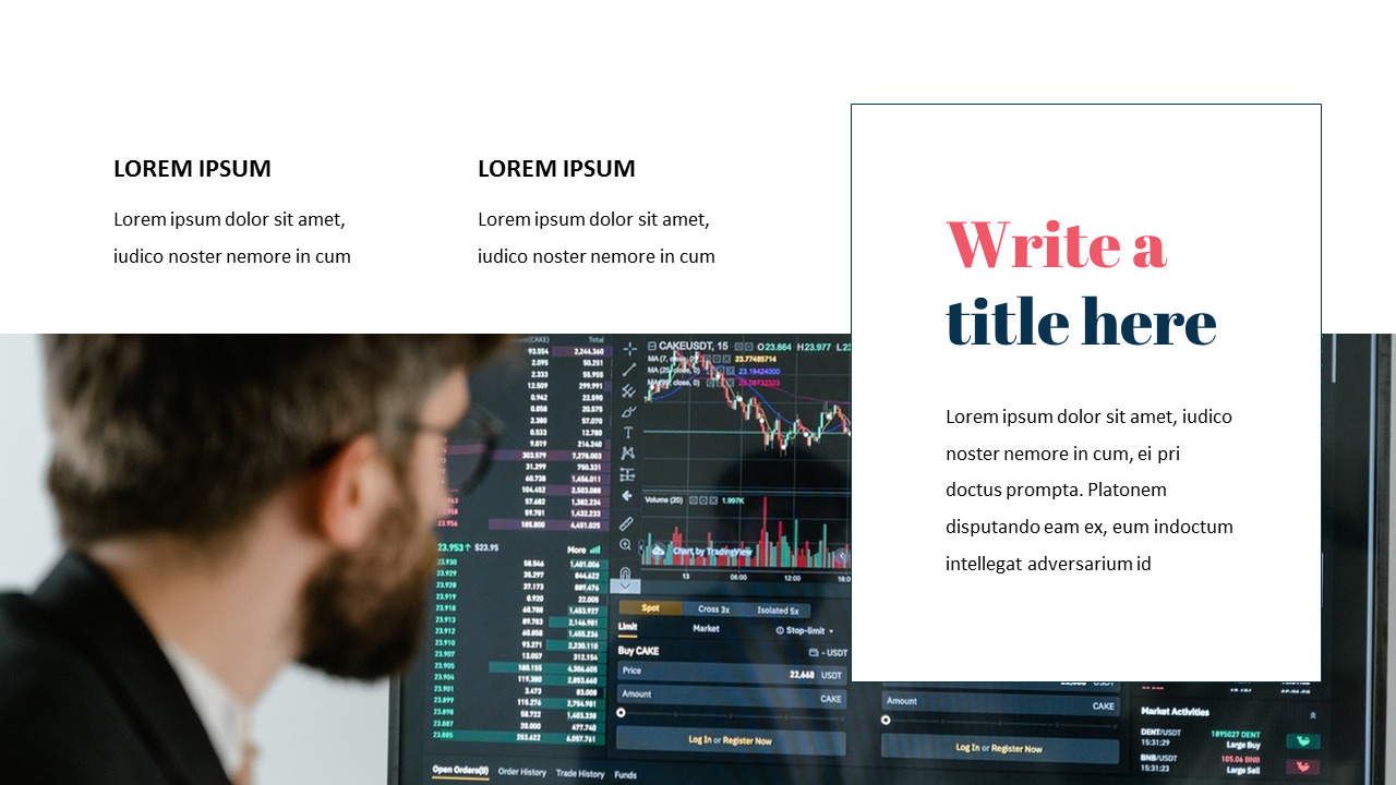 Data Analysis powerpoint slide design