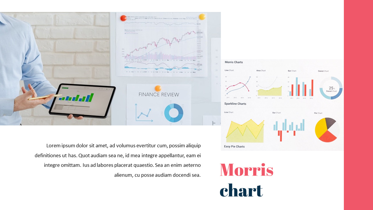 Análisis de los datos diseño de diapositivas de powerpoint