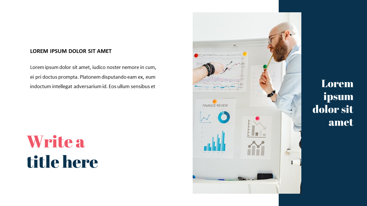 Data Analysis powerpoint slide design