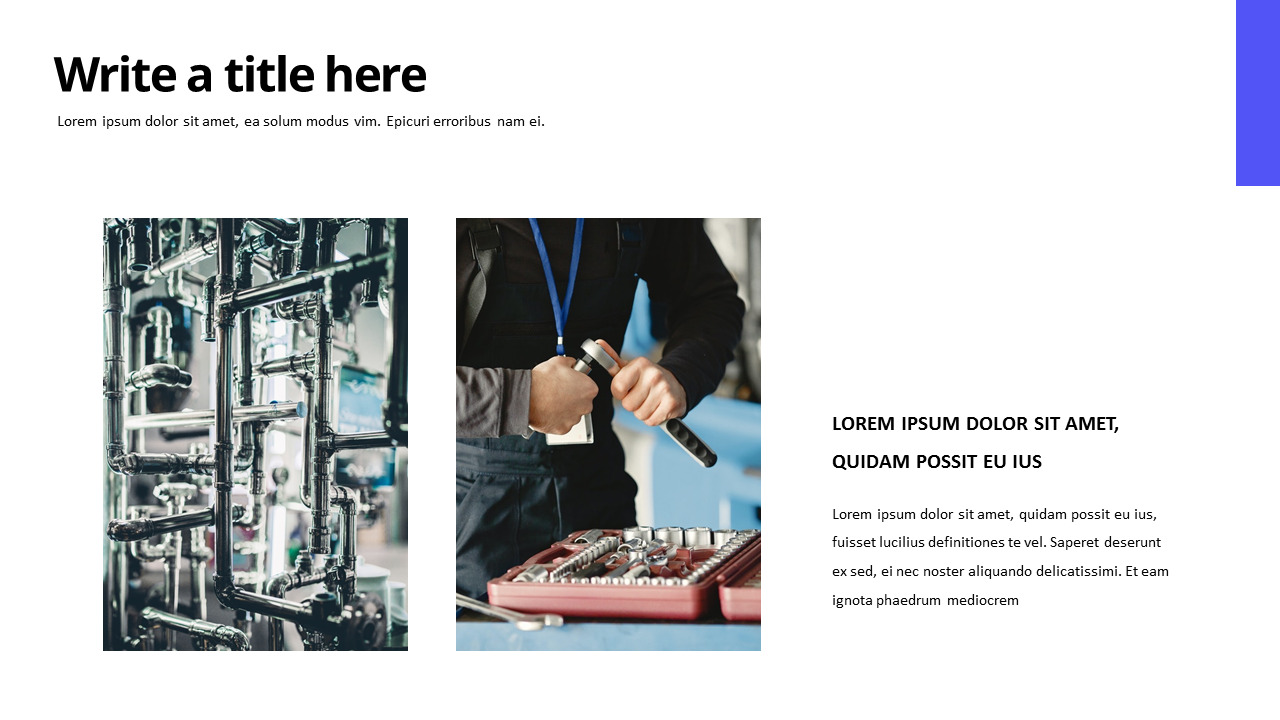 Factory and Industry Presentation Design