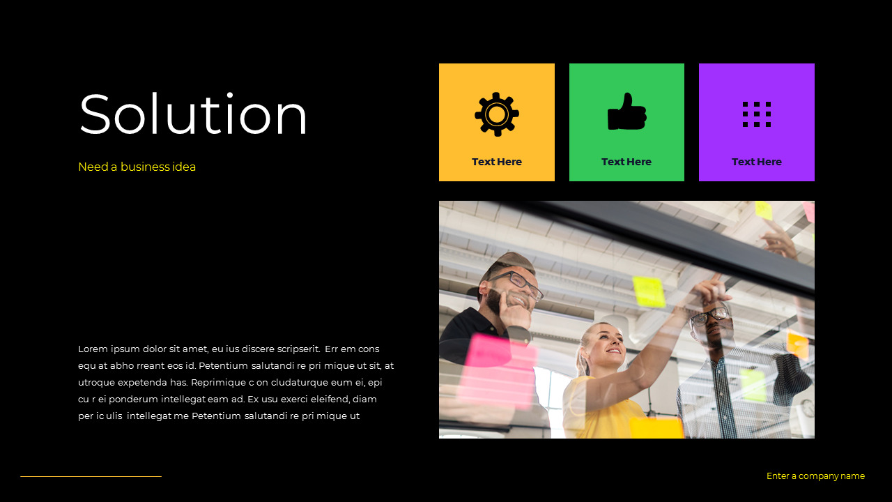 Need a Business Idea company profile template design
