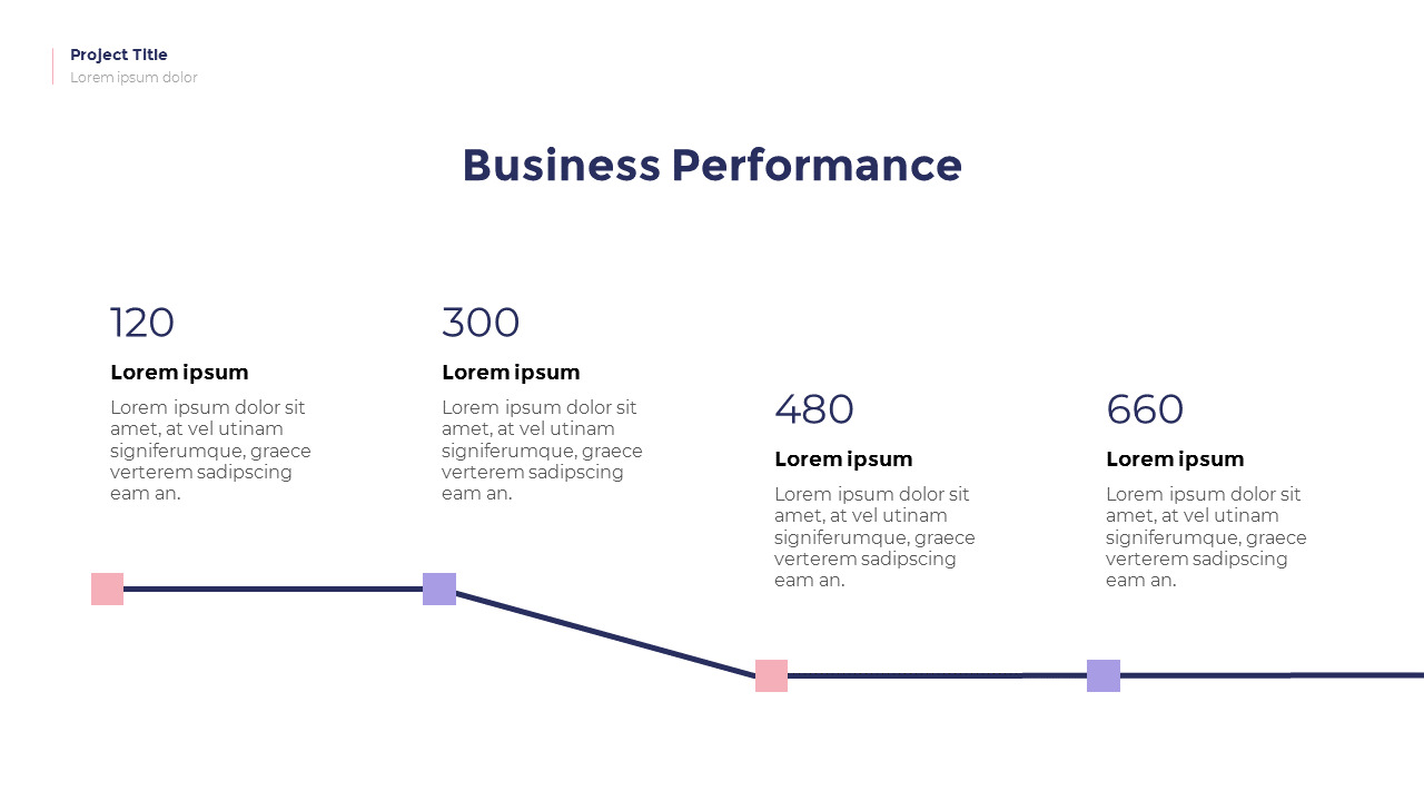 Simple Pattern Background Project Deck PowerPoint Business Templates