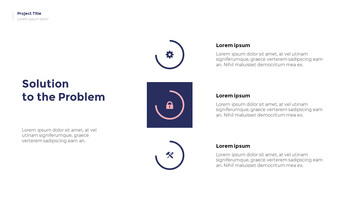 Simple Pattern Background Project Deck PowerPoint Business Templates