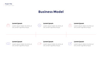 Simple Pattern Background Project Deck PowerPoint Business Templates
