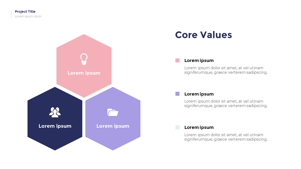 Simple Pattern Background Project Deck PowerPoint Business Templates