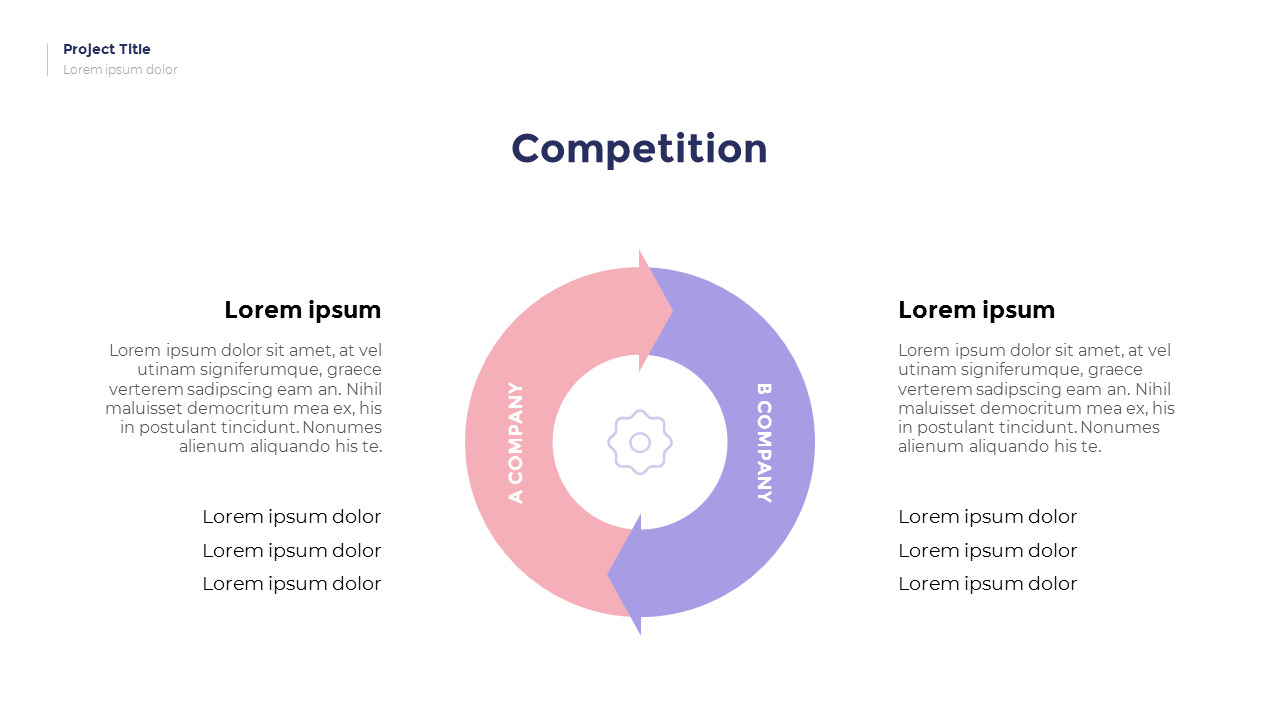 Simple Pattern Background Project Deck PowerPoint Business Templates
