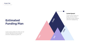 Simple Pattern Background Project Deck PowerPoint Business Templates