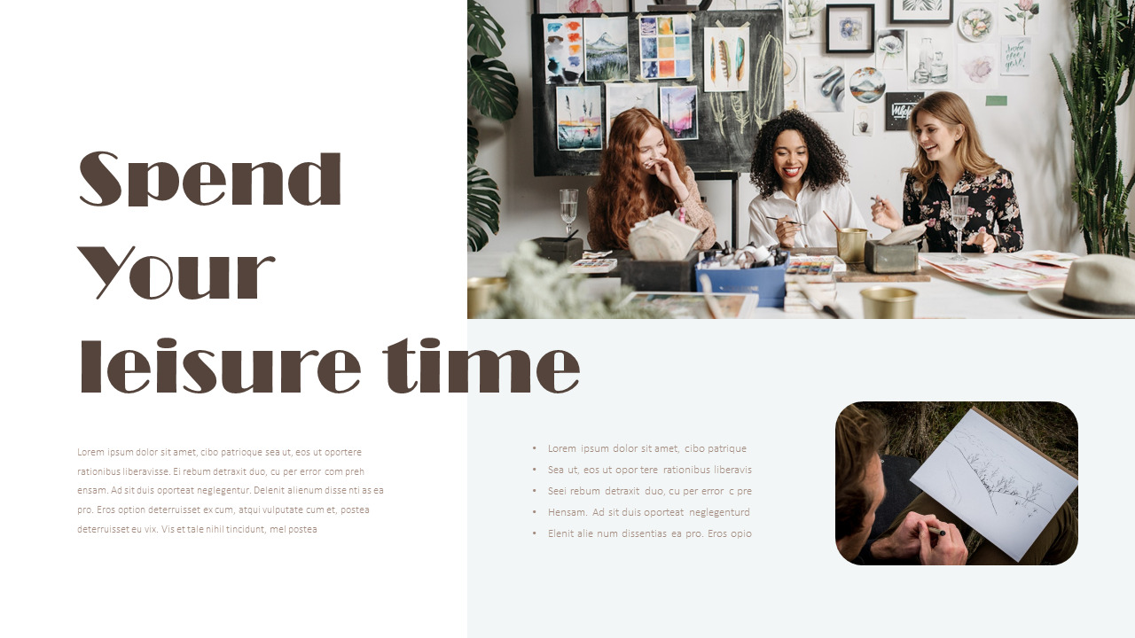 Your Leisure Time slide template|Lifestyle|Google