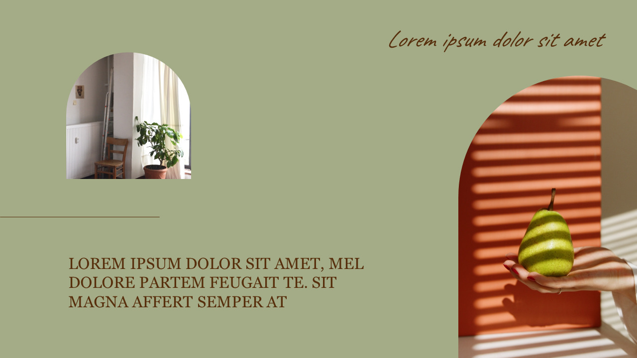 Design Portfolio Simple Slides Templates