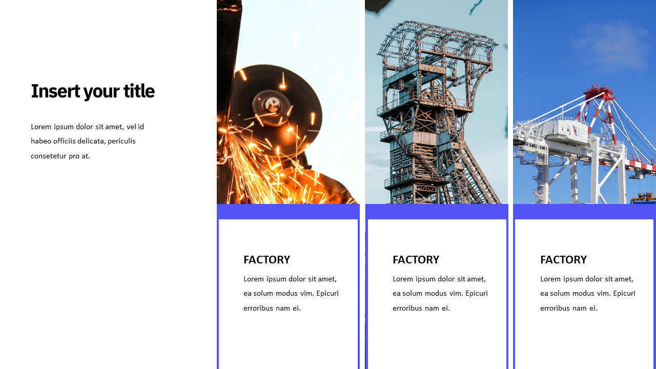 Factory and Industry template google slides