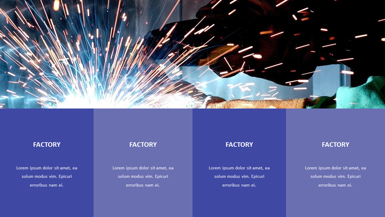 Factory and Industry template google slides
